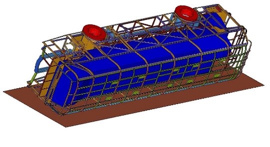 Bus Rollover & Durability Simulation with Altair Solutions